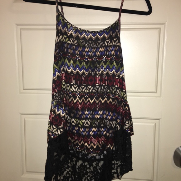 Tops | Tank With Black Lace | Poshmark